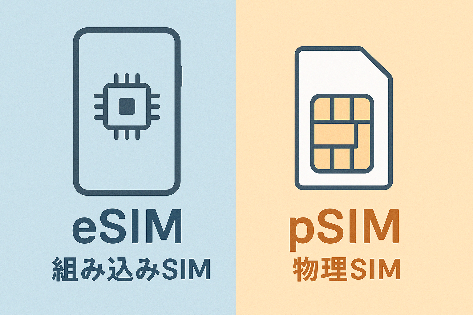 pSIMって何？ eSIMとの違いは？ SIMカードの歴史と種類 - esim.love